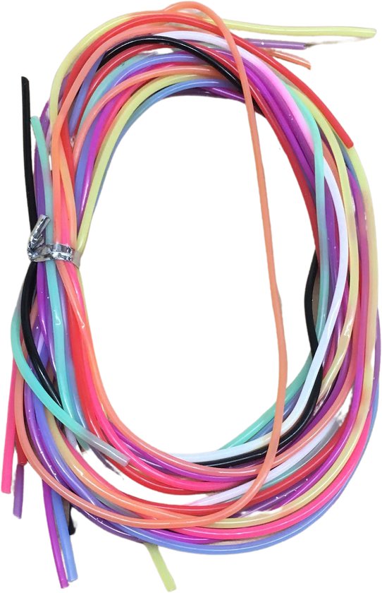 Scoubidou touwtjes | 10 zakjes x 10 effen touwtjes | uitdeel cadeautje ...