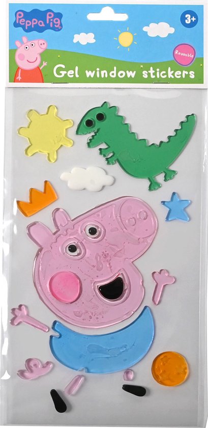 Gel window stickers Peppa Pig - George | bol