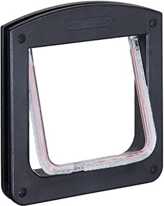 Cat Flap - Met Magneet, Afsluitbaar, hxb: 22 x 20 cm, zwart | bol