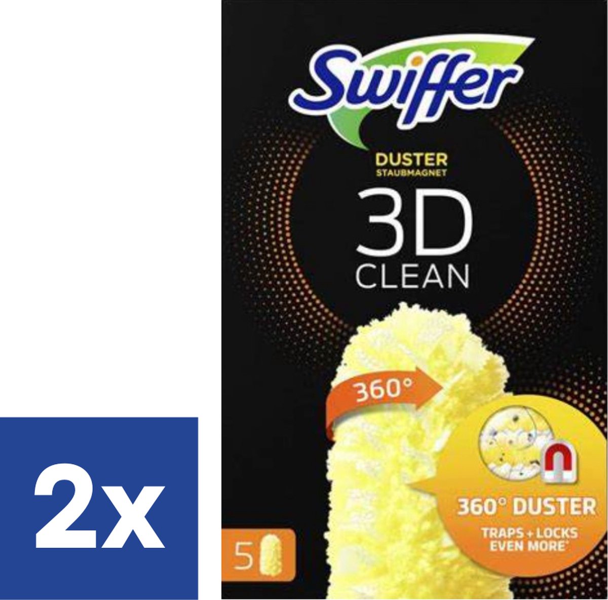Swiffer Duster 3D Clean Navulling - 2 x 5 Navullingen | bol