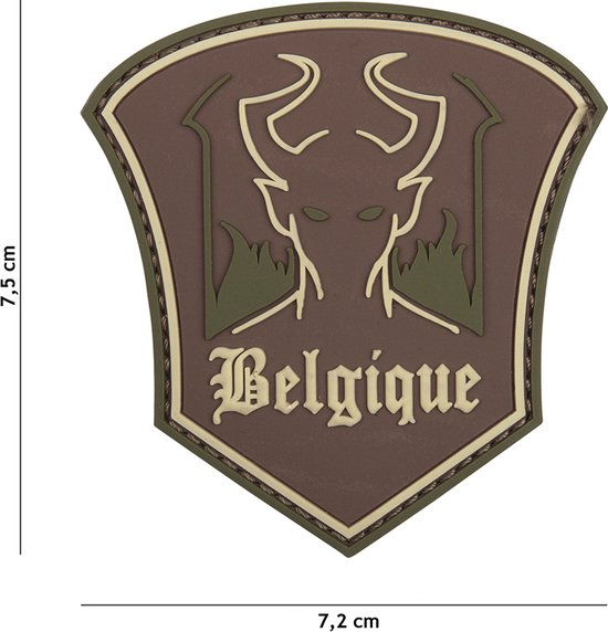 101 Inc Embleem 3D Pvc Belgische Duivel Multi 20073 | bol