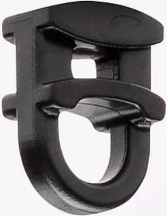 Smalspoor glijder voor rail met 4 mm gleuf 20 stuks - kleur zwart | bol