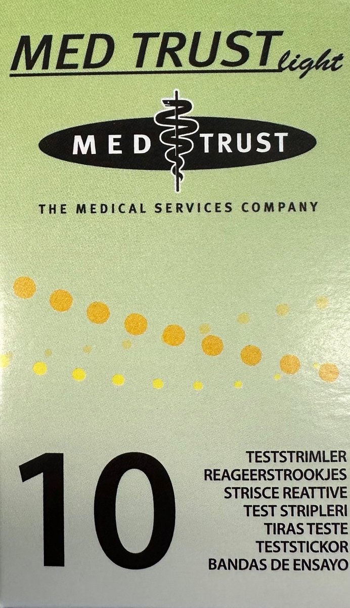 MedTrust Light glucose teststrips (10 stuks) | bol