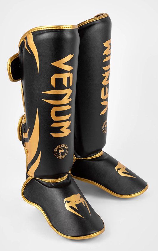 Venum Challenger Standup Shin Guards- Black/Gold - M | bol