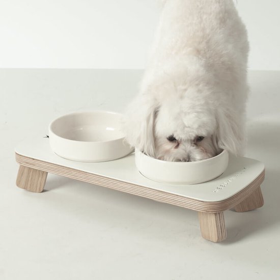 Weelywally Toscana Voerbak Voor Huisdieren Wit | bol