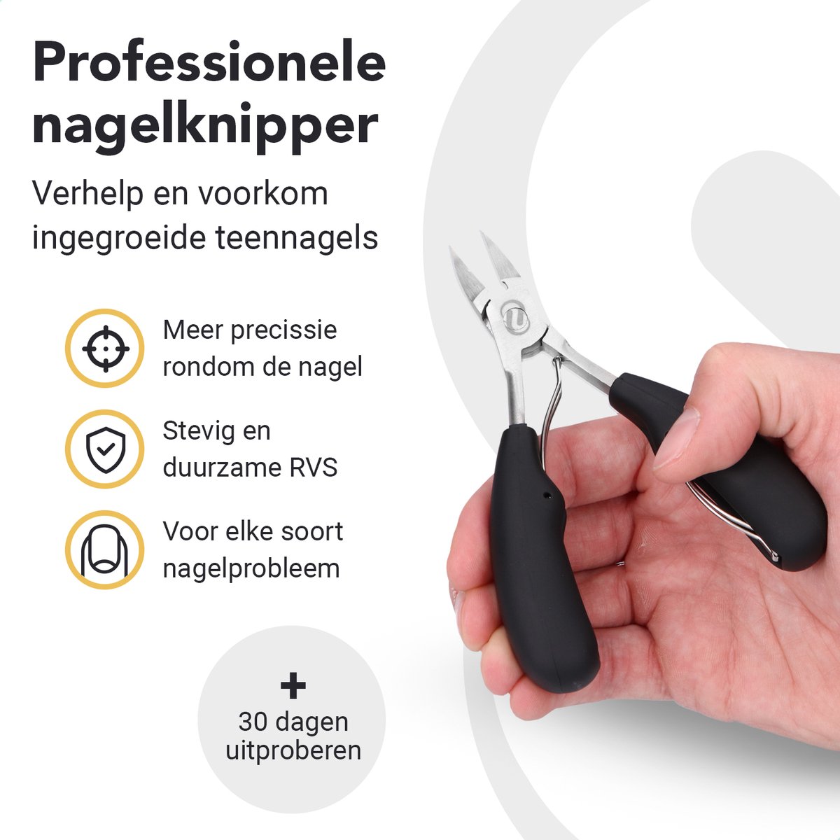 Nailcutter Pro - Professionele Nagelschaar - Nageltang voor Kalknagels ...