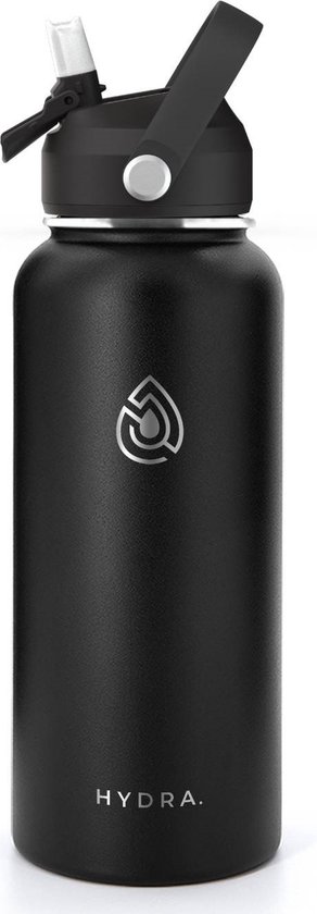 Hydra waterfles roestvrij staal - 1L drinkfles - 24u warm/koud ...