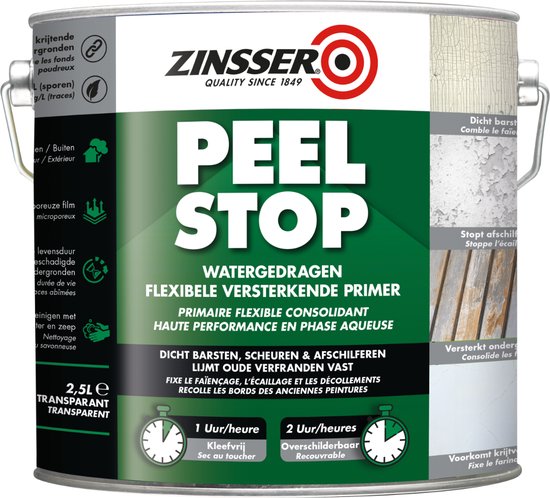 Zinsser Peel Stop 2,5 liter - Flexibele Primer | bol