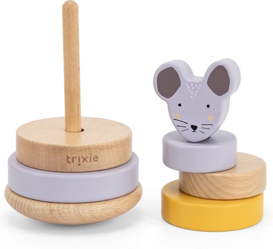 Trixie Wooden Stacking Animal Stapeltoren | Mrs. Mouse | Games | bol