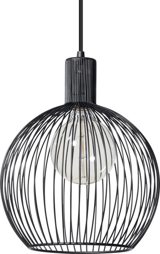 ETH wire - Hanglamp - 1 lichts - Ø 300 mm - Zwart | bol