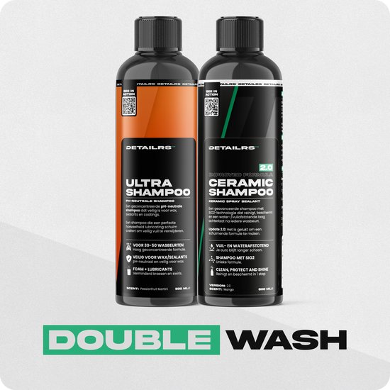 Detailrs™ - Double Wash Detailing Bundel - Autowassen - Ceramic shampoo ...