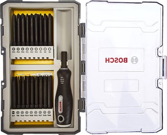Professional 37-delige Schroefbitset Extra Hard (Schroevendraaierset ...