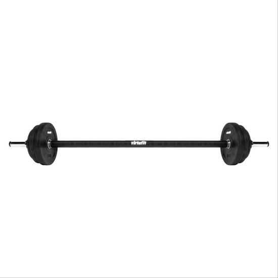 VirtuFit Aerobic Pump Halterset Vinyl - 20 kg - Incl. Halterschijven en ...