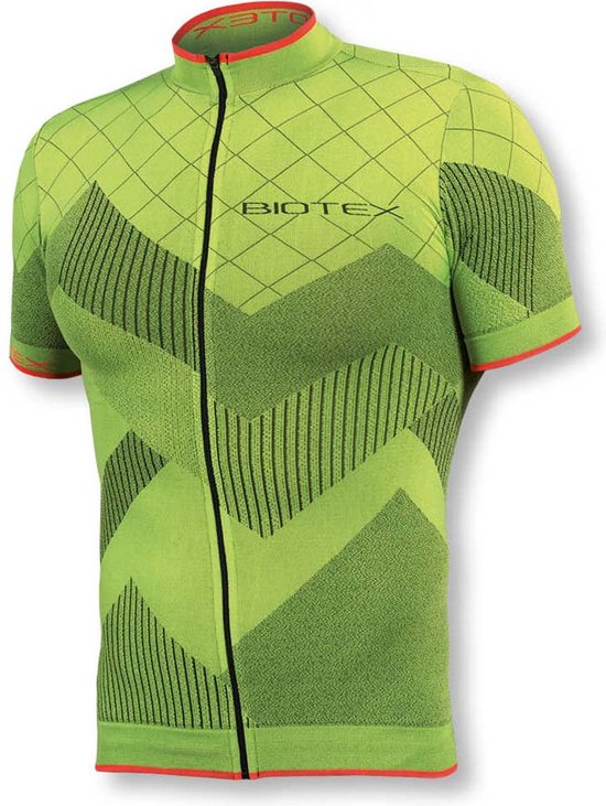 Biotex Soffio Korte Mouw Wielertrui Groen XS-S Man | bol