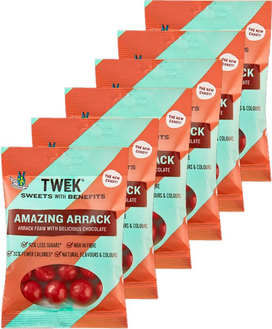 TWEEK | Sweets | Amazing Arrack | 6 Stuks | 6 x 60 gram | bol