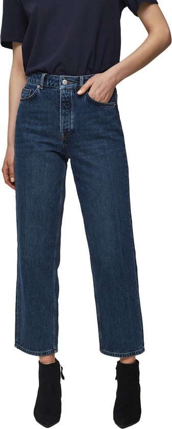 Selected Kate High Wiast Straight Spijkerbroek Blauw 26 / 32 Vrouw | bol