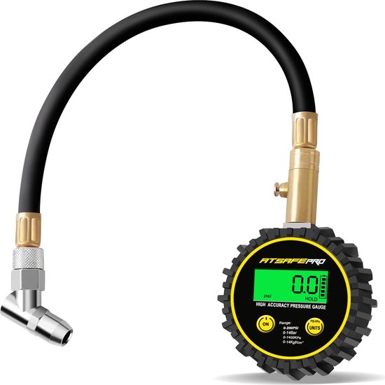 Digitale bandenspanningsmeter 200 PSI, auto bandenspanningsmeter ...