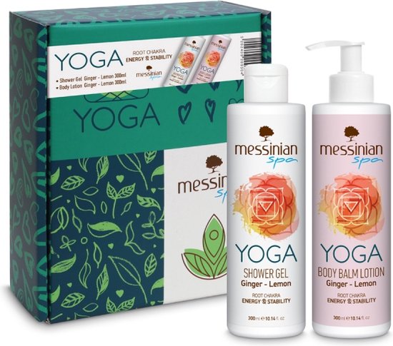Messinian Spa Yoga Gember-Citroen Gift Set (Root Chakra) | bol