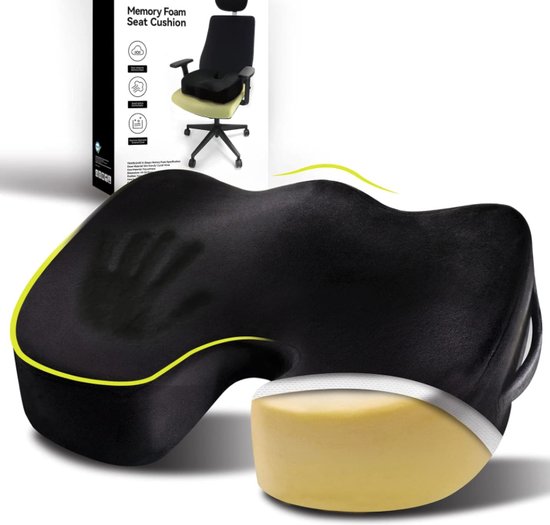 Verdikt Stuitbeen Orthopedisch Zitkussen, Traagschuim Ergonomisch ...