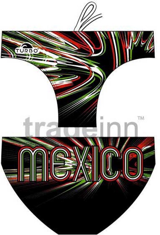 Turbo Mexico Zwemslip Zwart M Man | bol