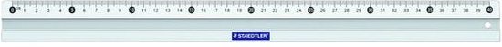 Liniaal Staedtler 563 400mm aluminium | 10 stuks | bol