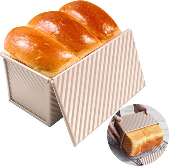 Broodbakvorm met deksel, toastbrood, bakvorm, broodbakvormen ...