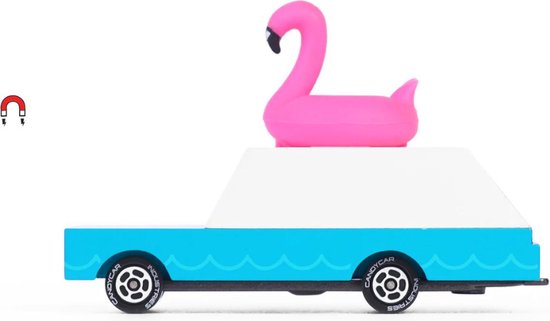 Candylab Toys Speelgoedauto | Flamingo Wagon | bol