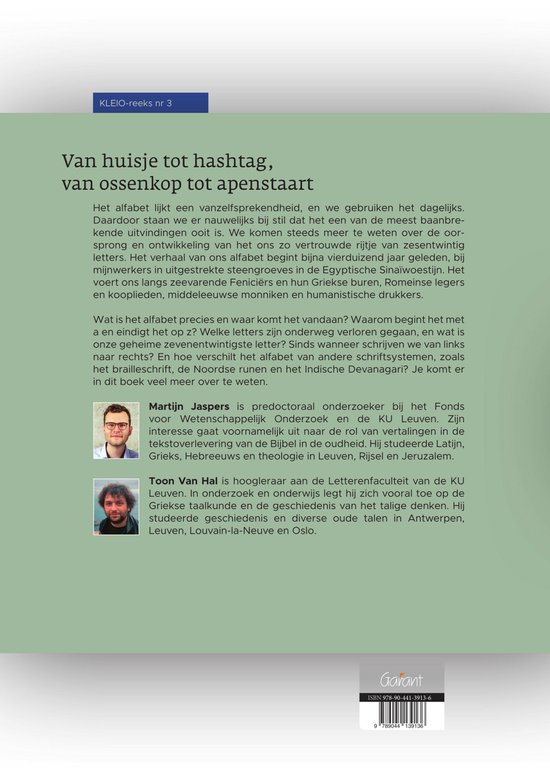 Kleio-reeks 3 - Van huisje tot hashtag, van ossenkop tot apenstaart ...