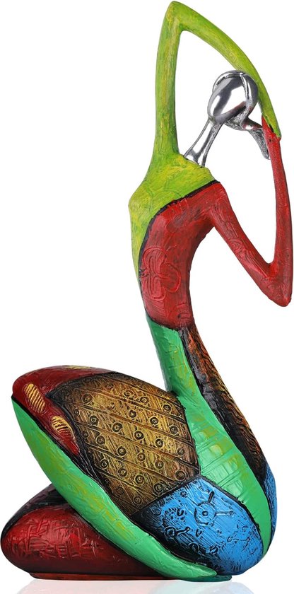 Beelden en sculpturen Abstracte Yoga Kunstvrouw, Creatieve Volledig ...