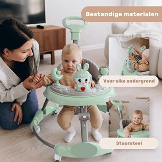 Loopstoel baby - Loopstoel met schommelfunctie - Loopstoeltje baby ...