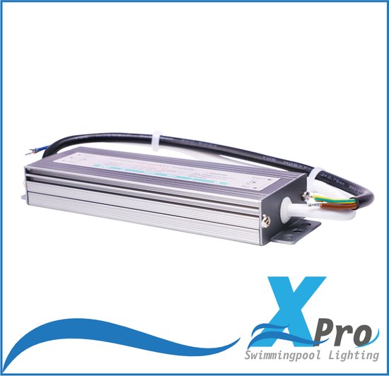 Ultra Dunne LED driver 12 Volt DC - 16.6 A | 200 Watt | Waterproef IP67 ...