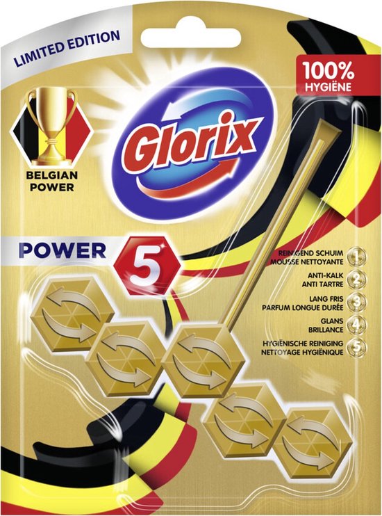 Glorix WC blok Gold & Fresh - Limited Edition - 5 stuks ...