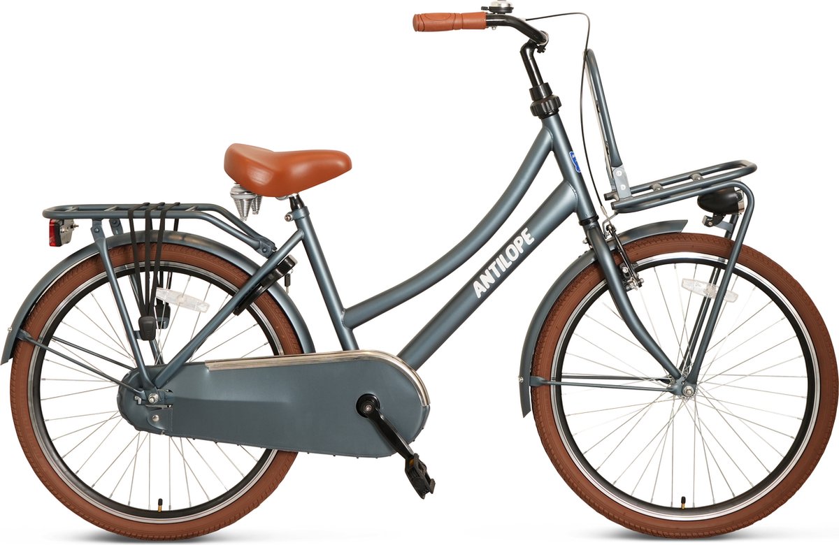 Antilope Mini Cargo Transport 24 Inch Meisjesfiets Matt Grey | bol