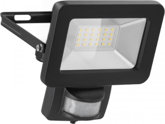 Synapse LED Straler met bewegingssensor 20 Watt 1800 lumen IP44 zwart | bol