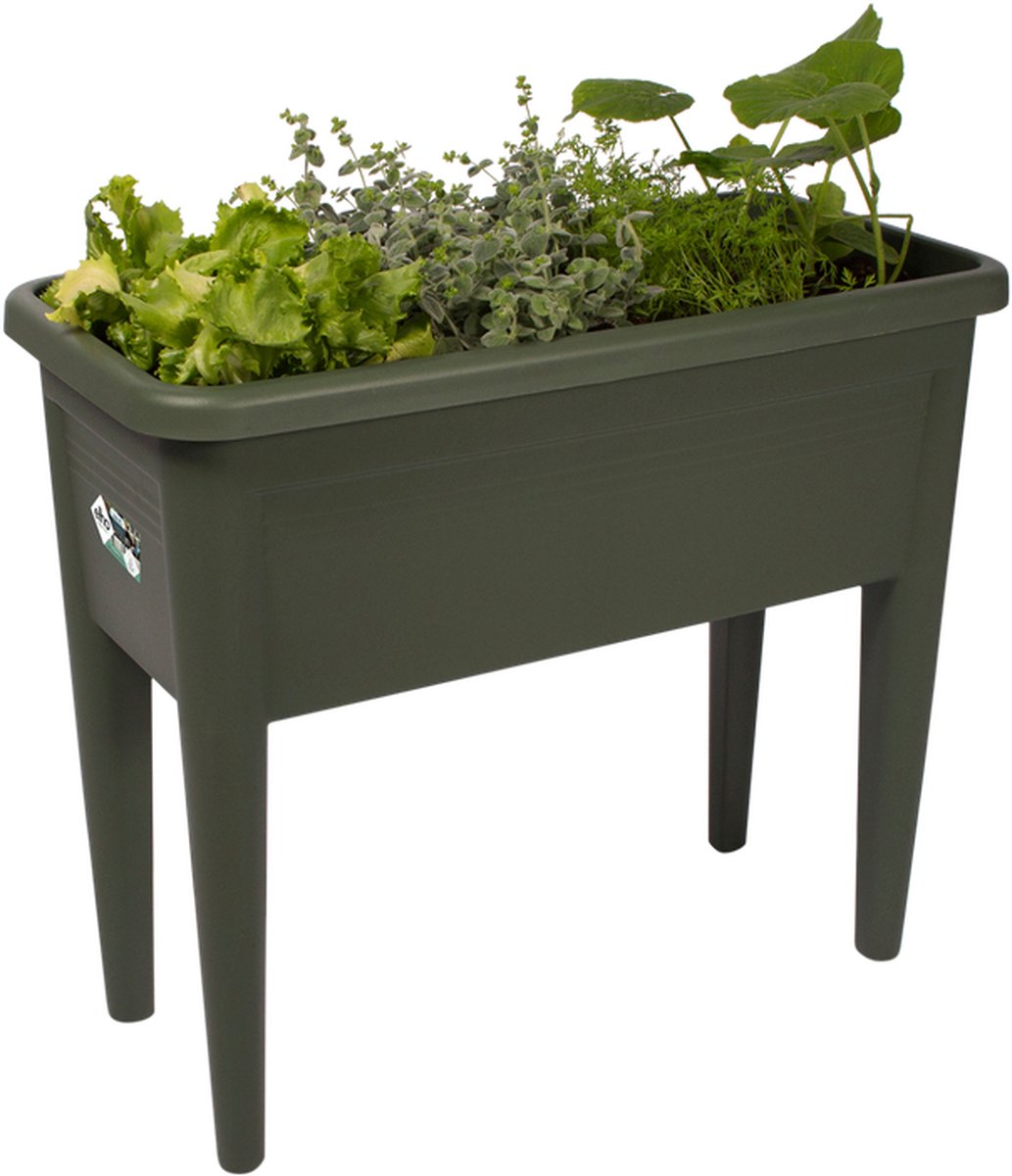 Elho Green Basics Kweektafel XXL 75 - Kweekbak op Poten - 100% Gerecycled Plastic - L... | bol