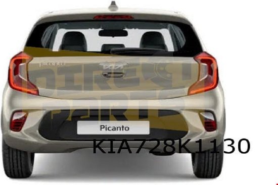 Kia Picanto (6/2017-) achterbumper (te spuiten) Origineel!! 86611G6000 ...
