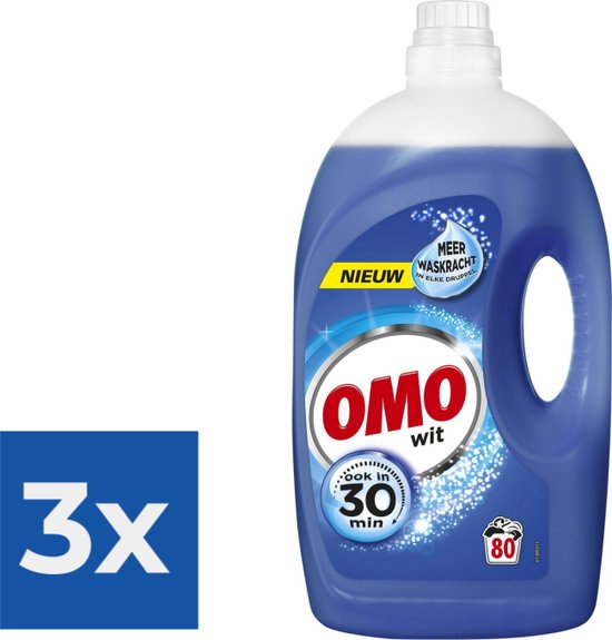 Omo Vloeibaar Wasmiddel Wit 2 x 80 wasbeurten - Voordeelverpakking ...