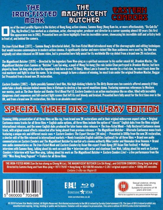 Three Films With Sammo Hung (Blu-ray), Haing S. Ngor | Dvd's | bol