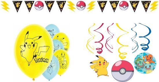 Amscan - Pokemon - Slinger - Ballonnen - Plafond Swirl decoratie ...
