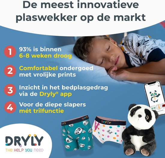 Dryly Plaswekker tegen Bedplassen voor Jongens - Zindelijkheidstraining ...