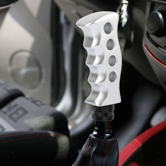 Universal Vehicle Knife-shaped Modified Gear Shift Knob (Silver) | bol