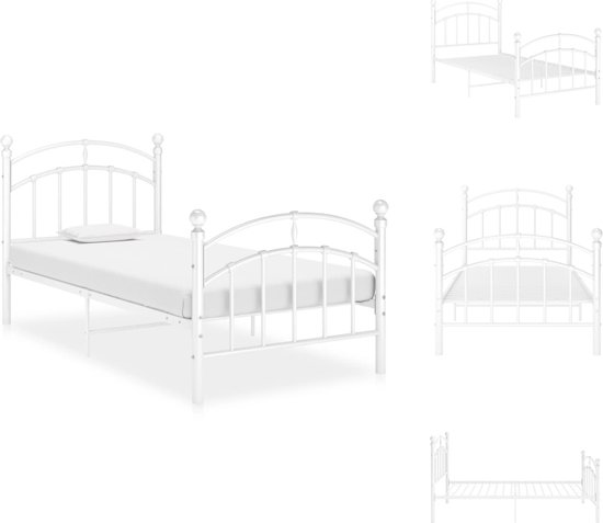 Vidaxl Metalen Bedframe Niet Vermeld Bedframe Afmeting 208 X 96