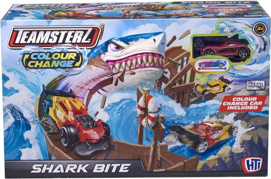 Teamsterz Colour Change Shark Bite Playset | bol