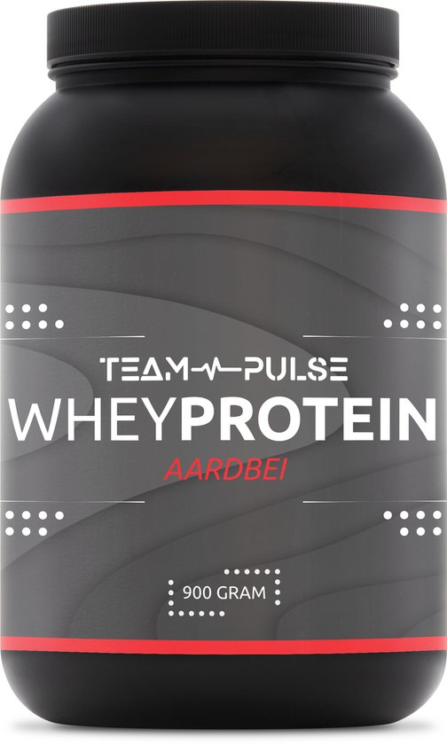 TeamPulse - Whey Protein - Proteine Poeder - Eiwitpoeder - Aardbei ...