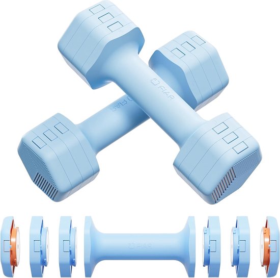 Halters Verstelbare halters Set van 2 tot 4,5 kg Krachttraining ...