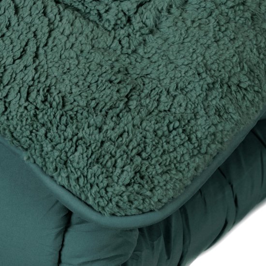 Zelesta Teddybed dekbed - Teddy zonder overtrek - Groen - 240x200 cm | bol