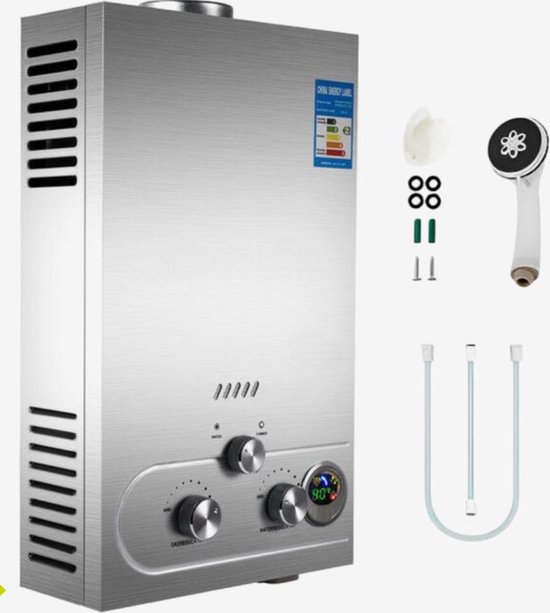 Propaan Geiser - LPG/Butaan Geiser - 16L - REVO® Regelbare Tempratuur ...