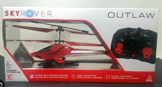 skyrover - outlaw - bestuurbare helicopter ! | bol