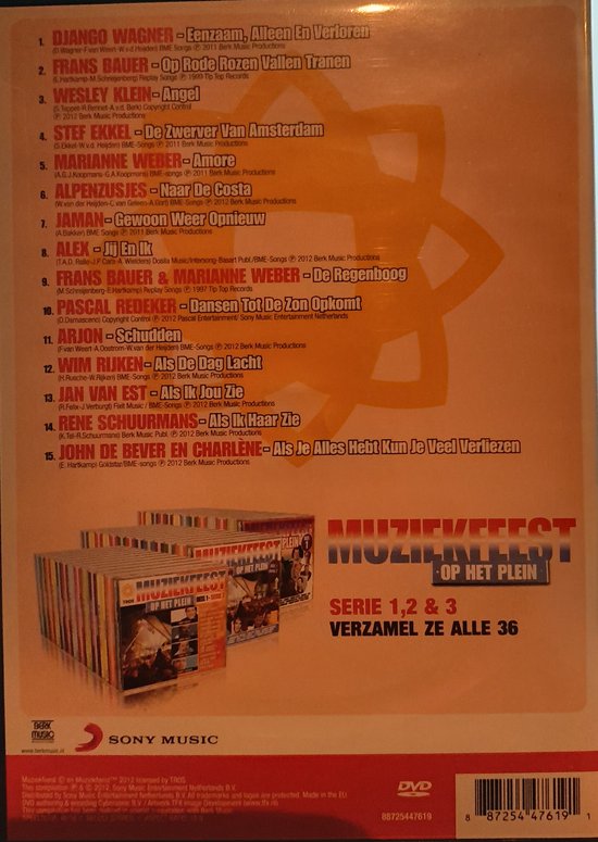 Muziekfeest Op Het Plein (dvd) (Dvd), Django Wagner | Dvd's | bol