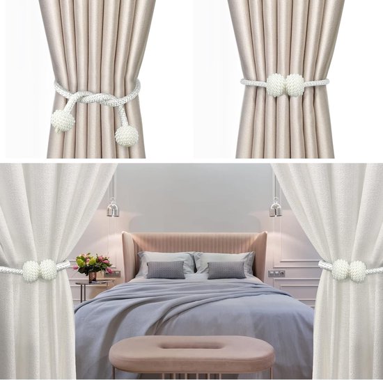 Pakket van 8 Gordijnkoorden, Gordijnhouders, Moderne Koorden Gespen ...